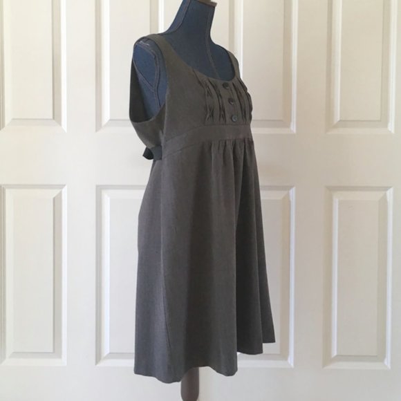 Mimi Maternity | Dresses | Mimi Maternity Dress Gray Tweed Sleeveless ...
